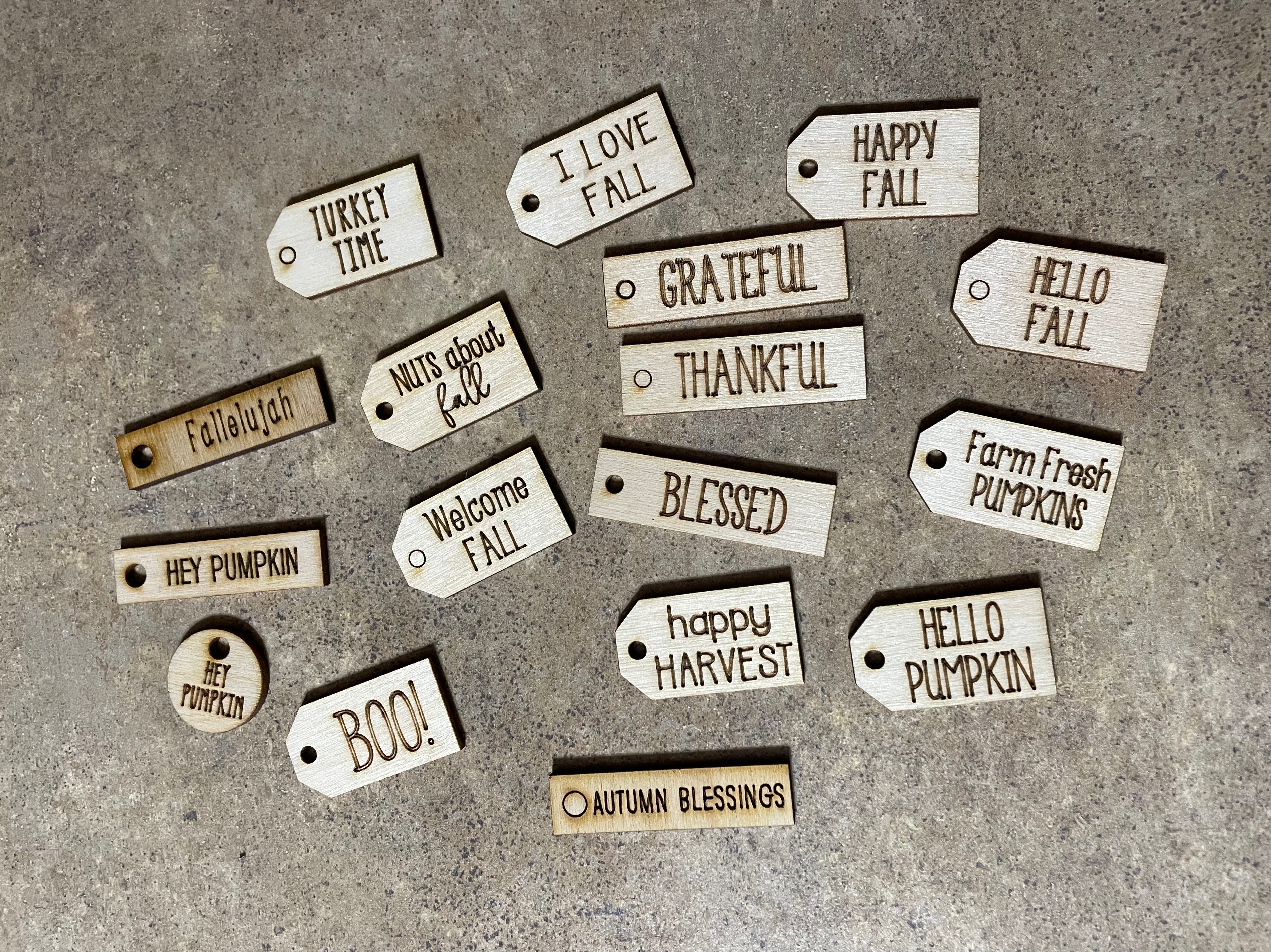 Wood tags, frames, and other embellishments – Lisa’s Little Things LLC
